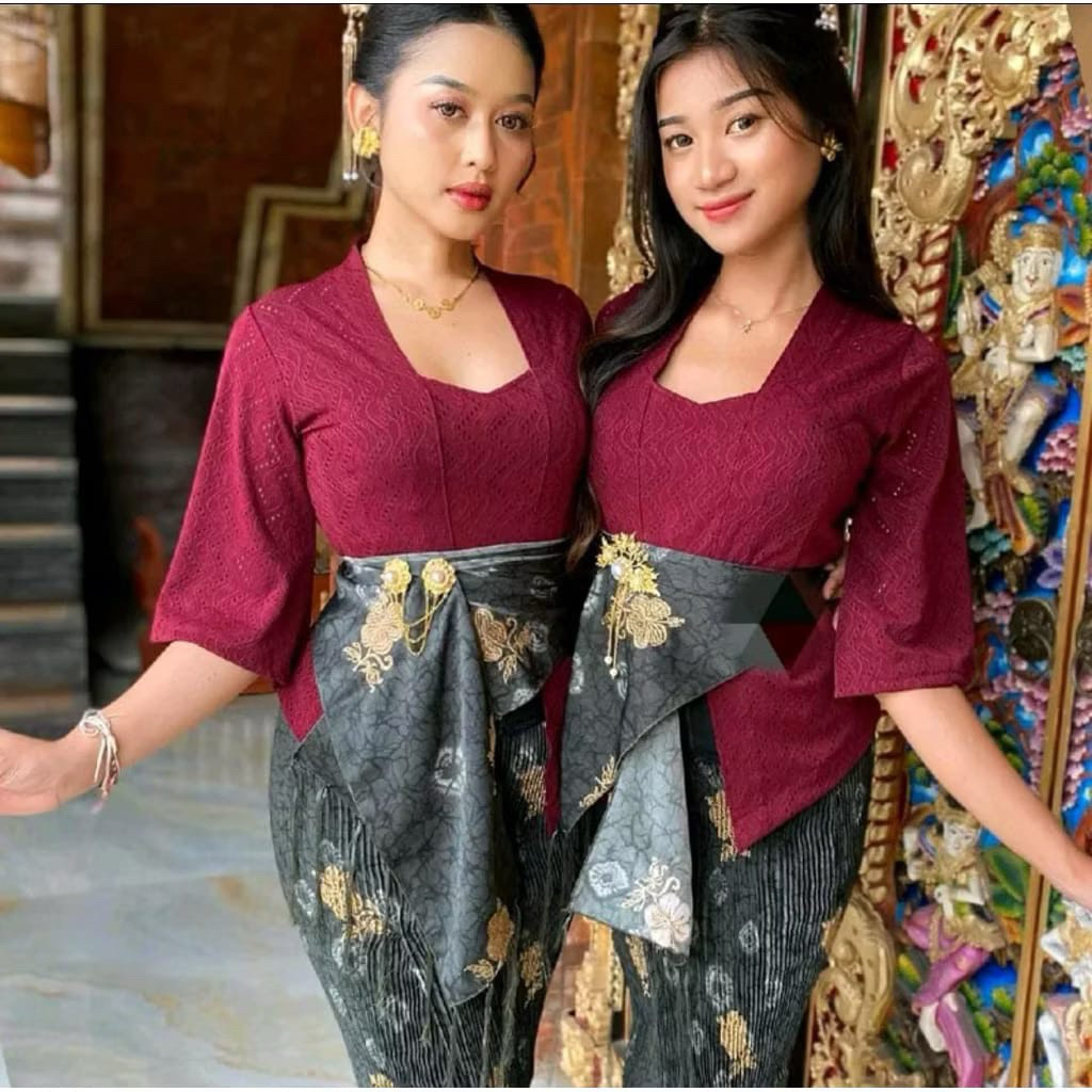 Jual kebaya jadi diamond knit strait M L XL XXL | Shopee Indonesia