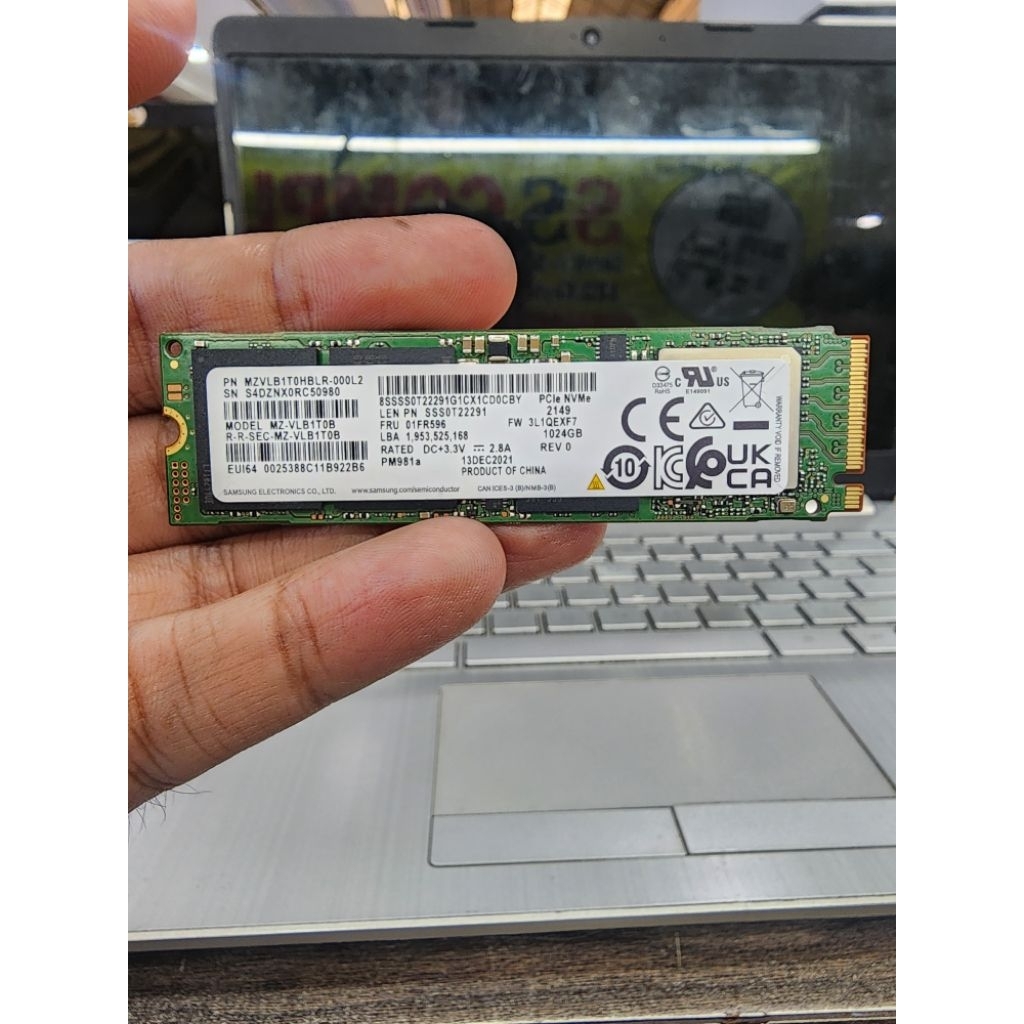 Jual Ssd 1 tb nvme samsung copotan | Shopee Indonesia