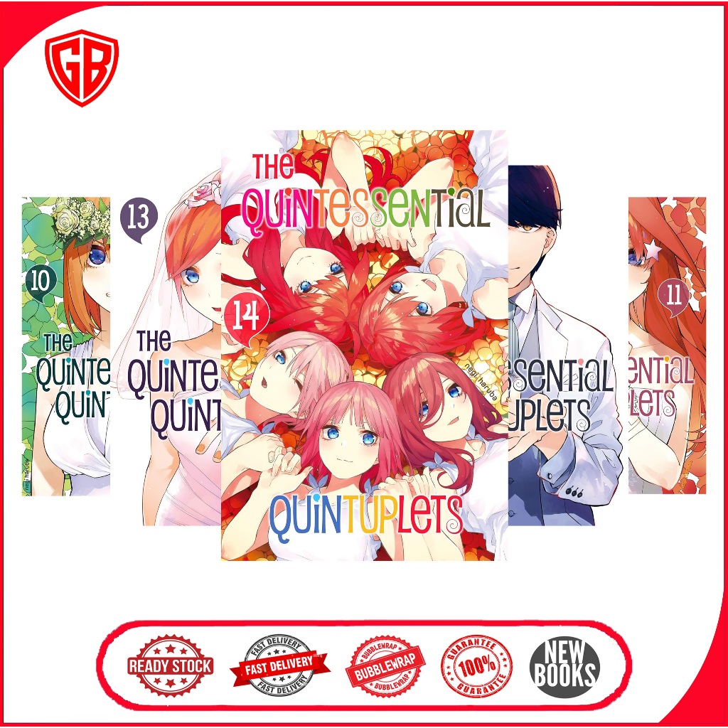 Jual Quintessential Quintuplets manga Vol. 1-14 (English) | Shopee ...