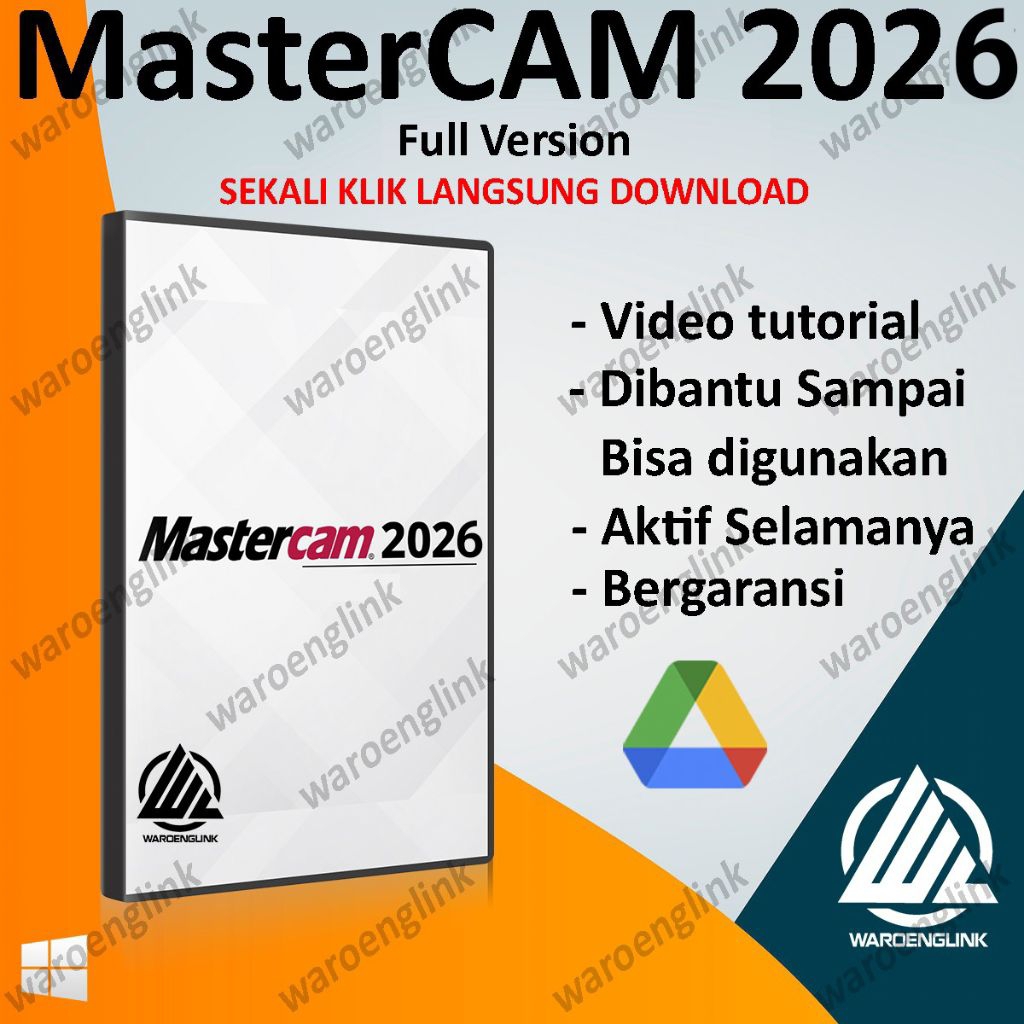 Jual Mastercam 2026 Master Cam terbaru | Video Install | Windows | Full ...