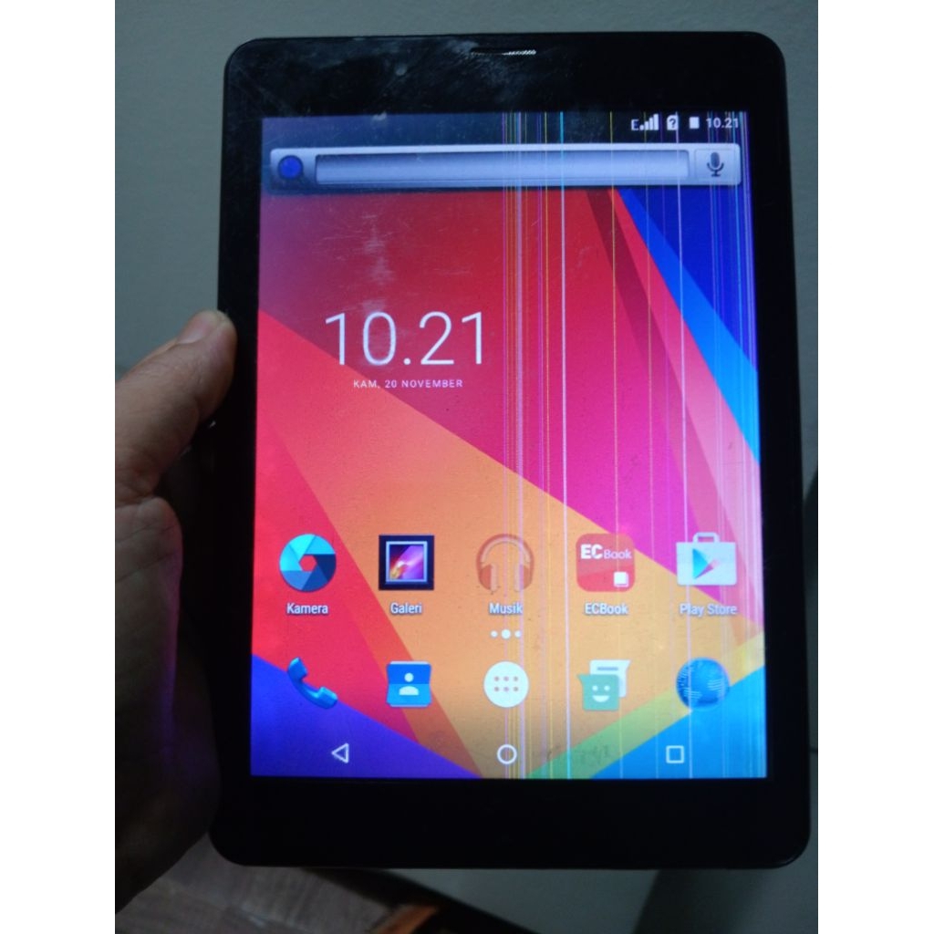 Jual TAB EVERCROSS AT8B NORMAL , SINYAL ADA.MINUS LCD ADA GARIS BACA ...