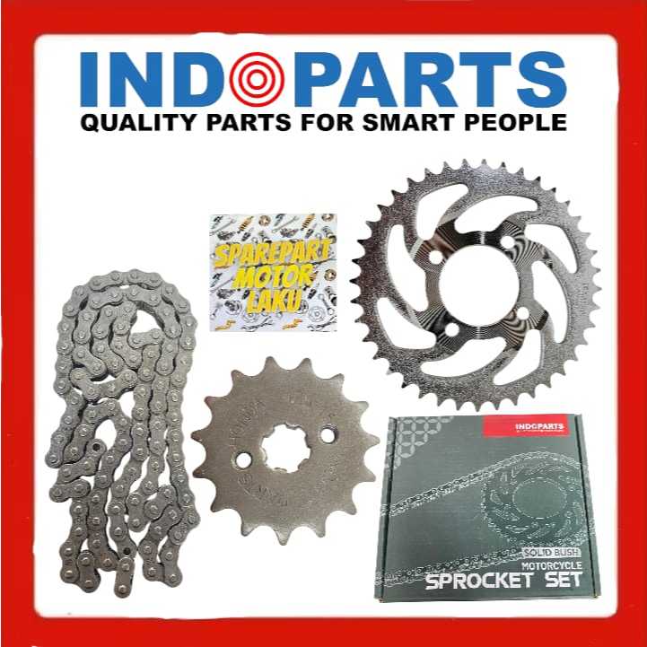 Jual girset / gear rantai set GN5 Grand Legenda Prima INDOPART | Shopee ...