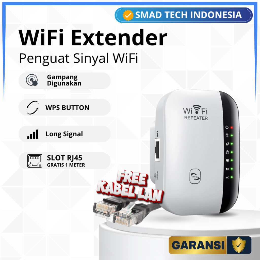 Jual Portable WiFi Repeater Range Extender Router 2.4G 300Mbps Penguat ...