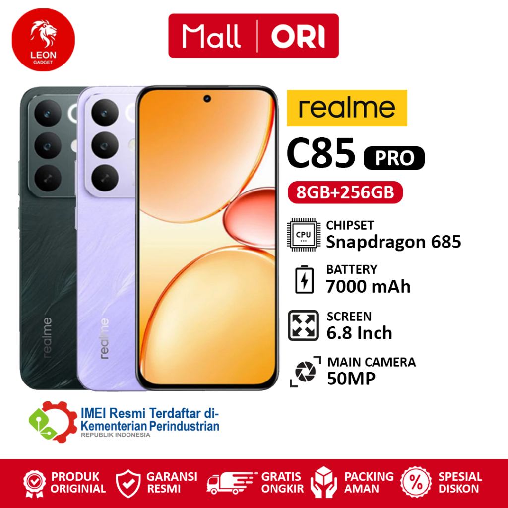 Jual Realme C85 Pro [8GB+256GB] - Garansi Resmi 1 Tahun | Shopee Indonesia