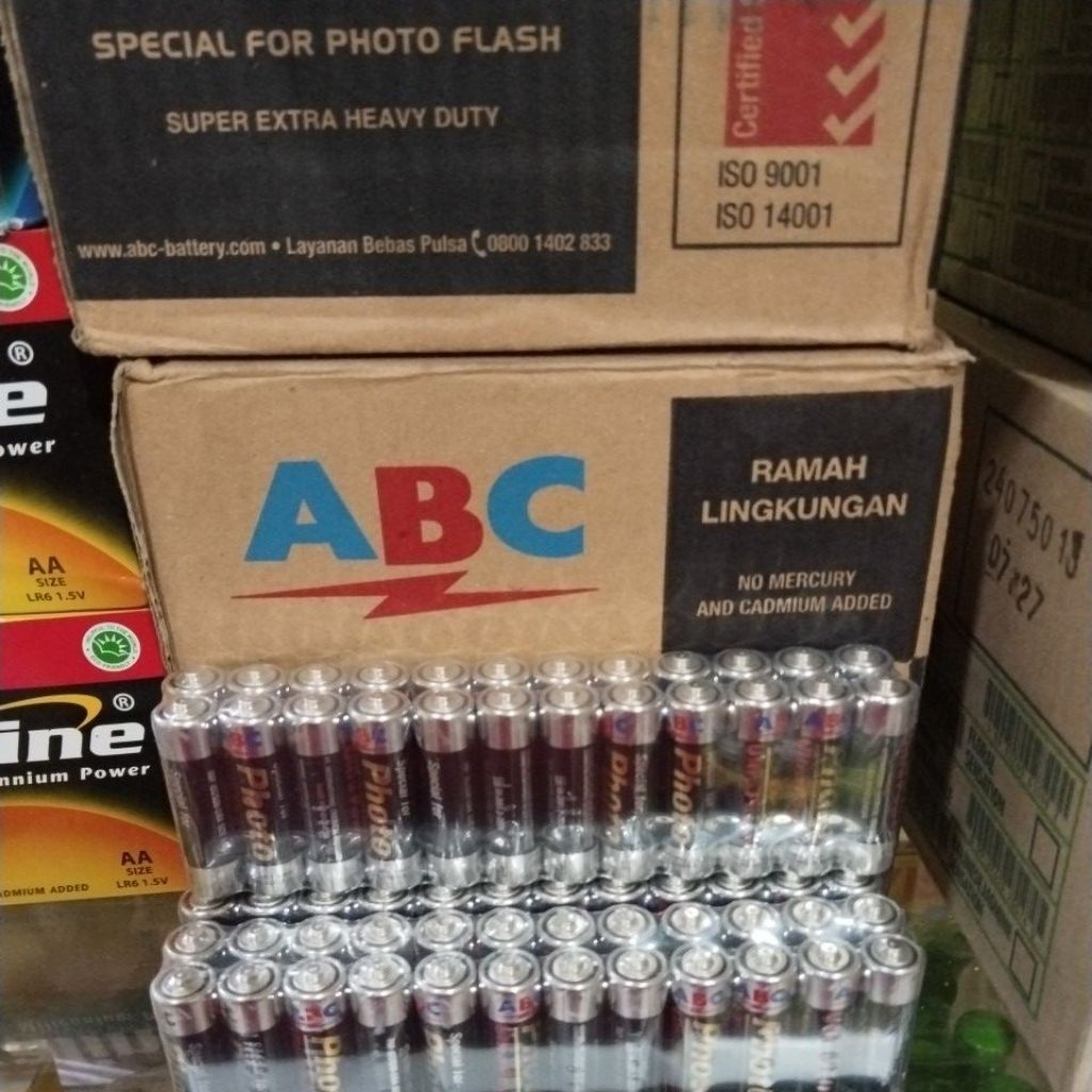 Jual batre abc aa ukuran jam photo 24pcs | Shopee Indonesia