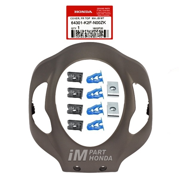 Jual 64301-K2F-N00ZK Cover Front Panel Tameng Lampu Depan Scoopy eSP ...