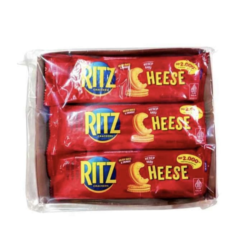 Jual Ritz Biskuit Crackers Chesee 27 Gram (Isi 12) Ritz Cracker Chesee ...