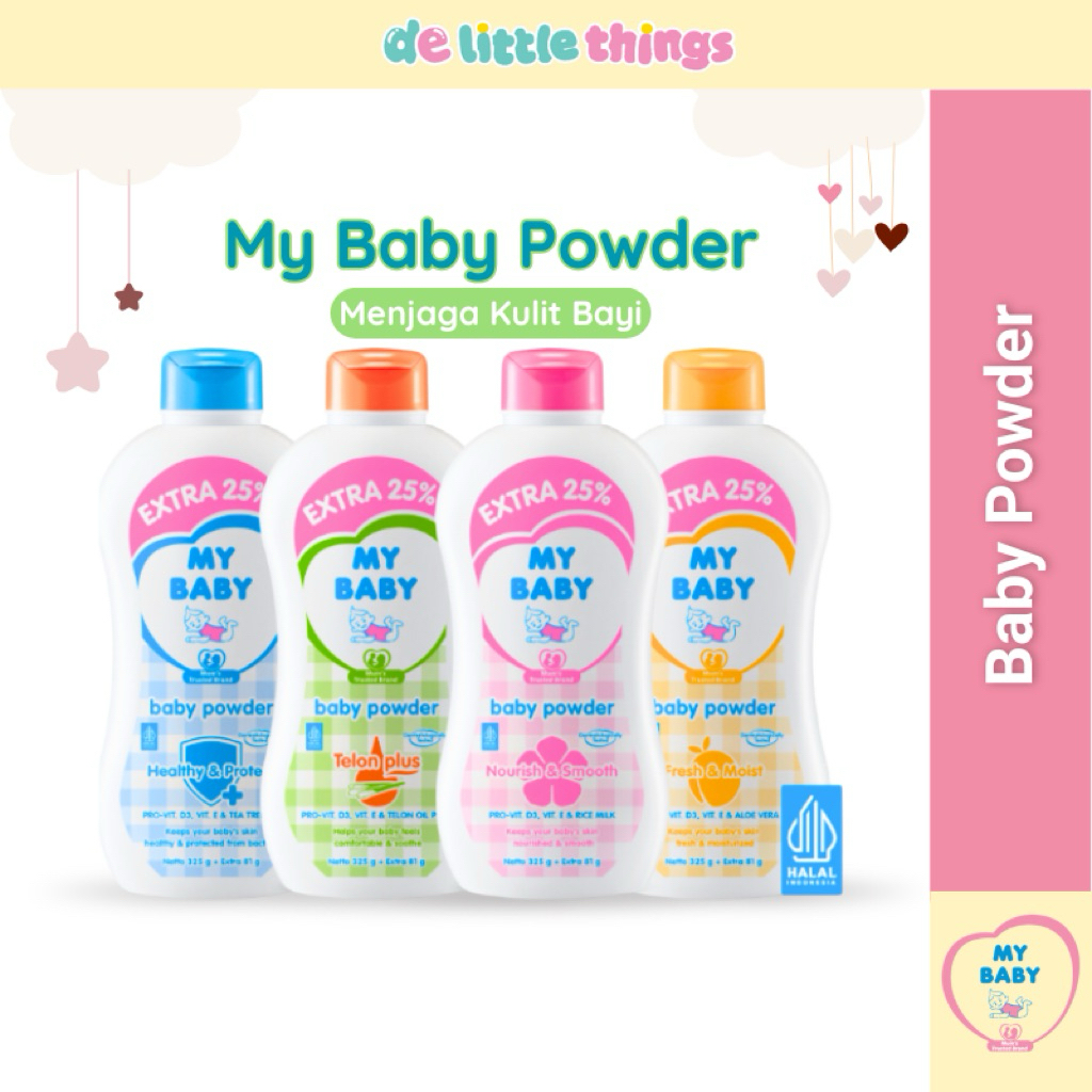Jual My Baby Powder Extra Bedak Bayi Bedak Tabur | Shopee Indonesia