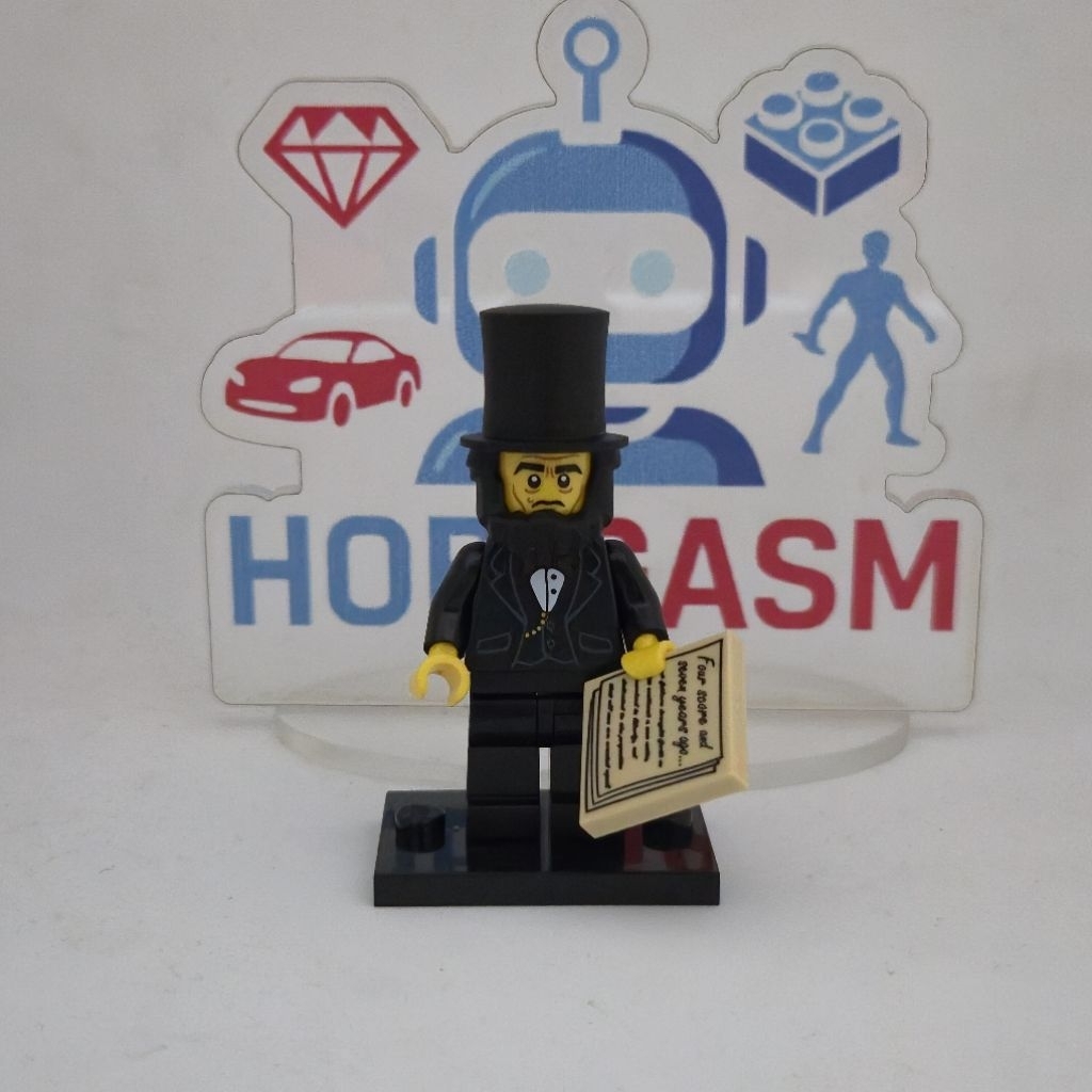 Jual 100% Ori LEGO Minifigure Abraham Lincoln CMF Original | New Open ...