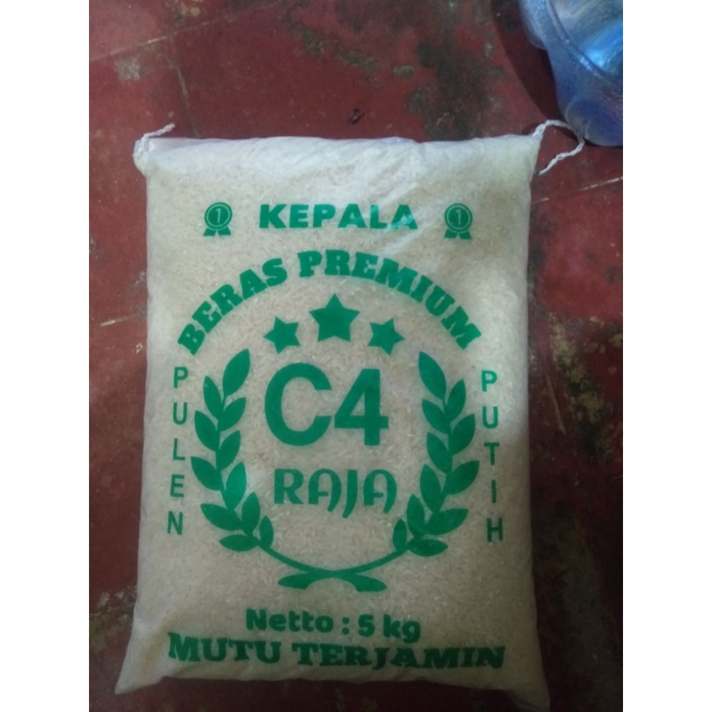 Jual Beras C4 Raja 5KG | Shopee Indonesia