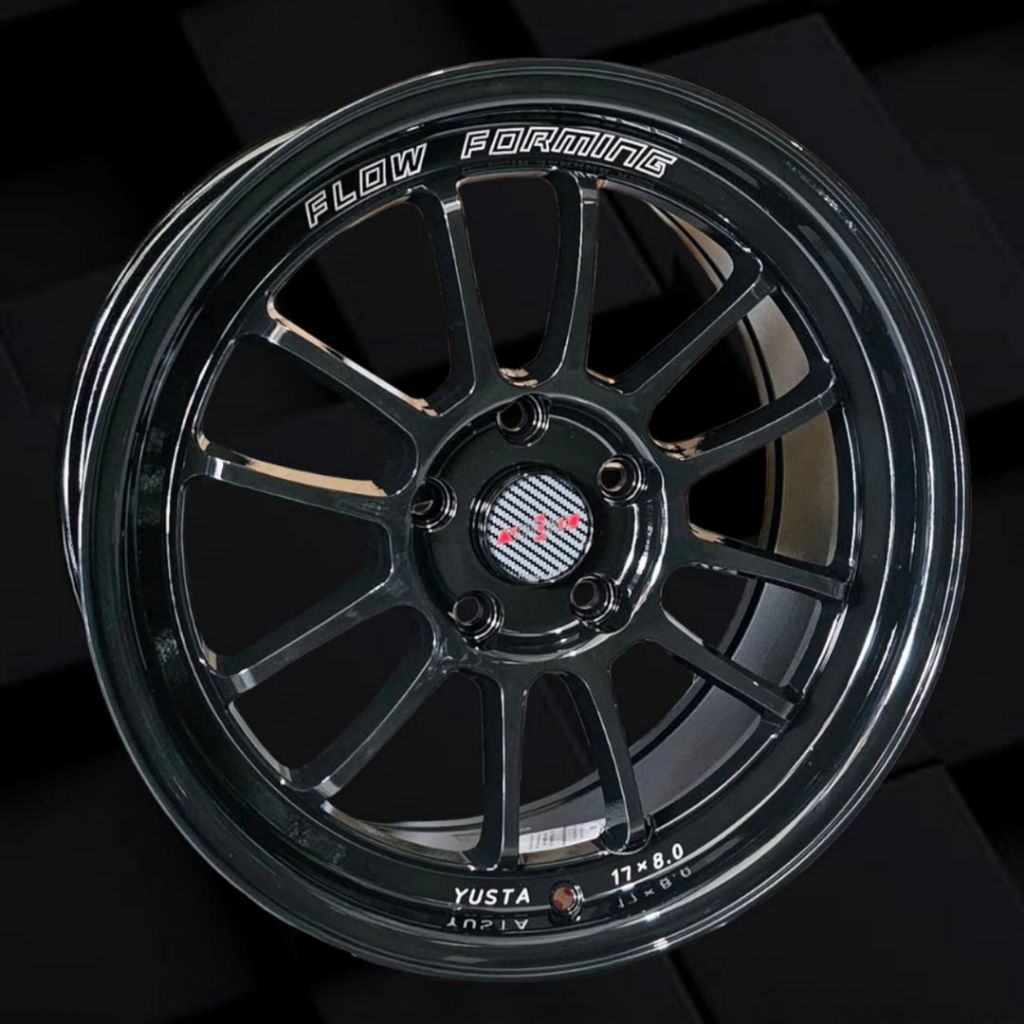 Jual velg ring 17 venom YUSTA flow forming lebar 8 velg racing r17 ...