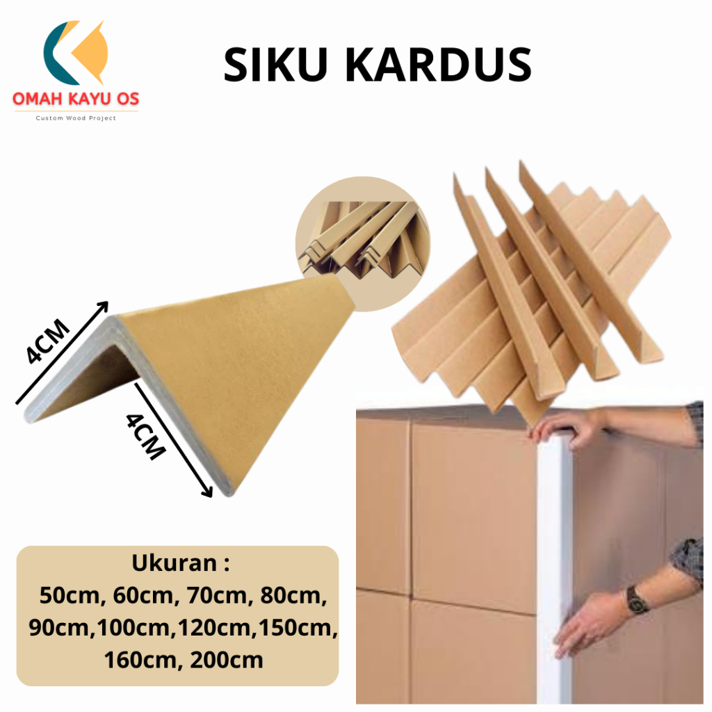 Jual Siku Kardus Edgeboard Siku pengaman packing kuat praktis custom ...