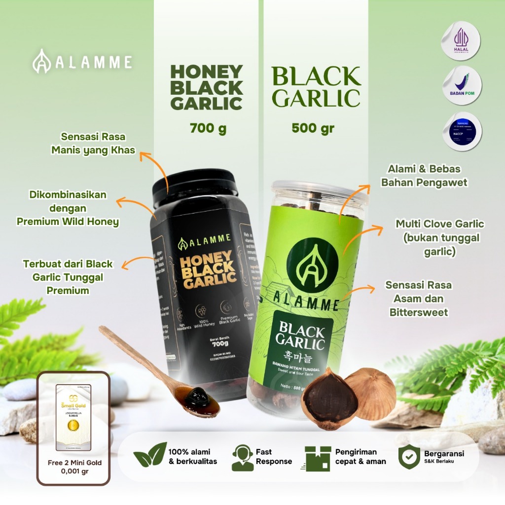 Jual Alamme - Paket Best Seller Bawang Hitam Tunggal Madu Bawang Hitam ...