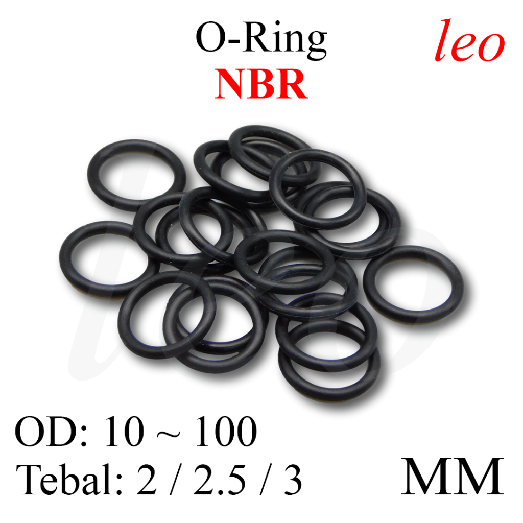 Jual O-Ring Hitam NBR OD 10mm ~ 100 mm Tebal 2/2.5/3 mm Seal Bulat ...