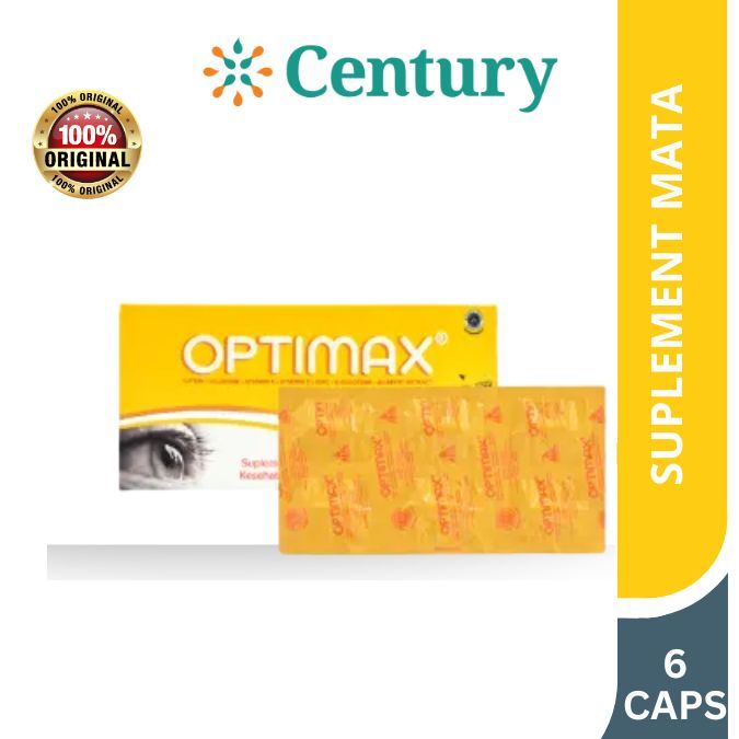 Jual OPTIMAX 1 STRIP ISI 6 TAB / SUPLEMENT PERAWATAN MATA / KESEHATAN ...