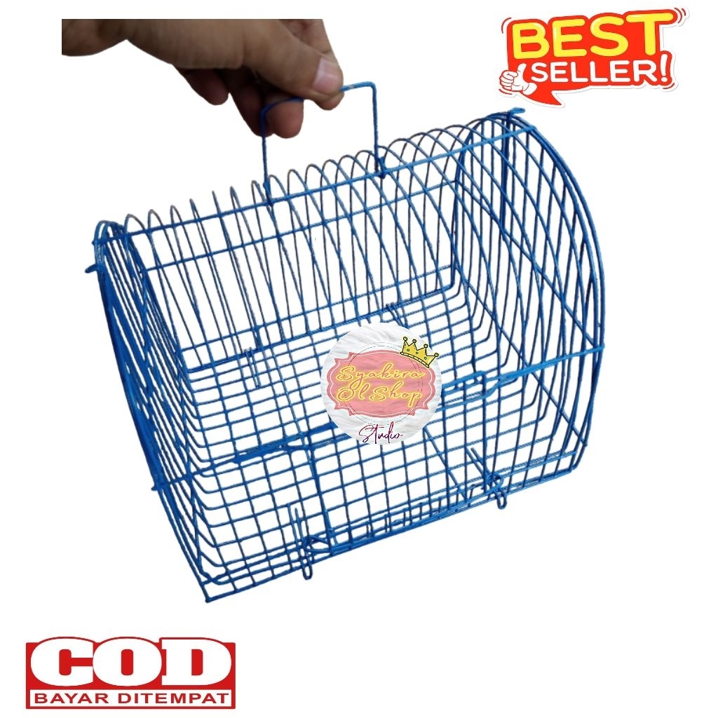Jual kandang untulan burung BIRU, sangkar untulan hewan peliharaan mini ...