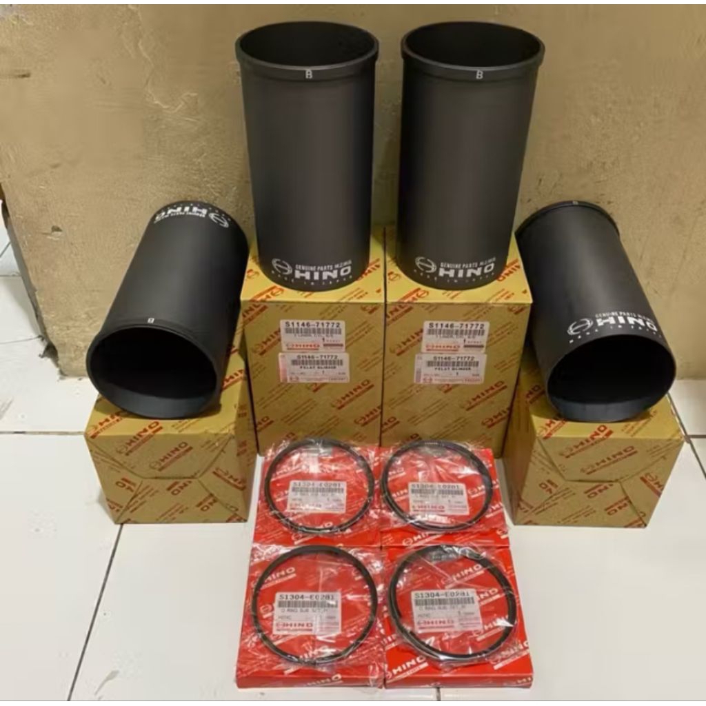 Jual BORING LINER DYNA SAURUS HINO DUTRO 110HT 130HT TYPE B 8MILI BIBIR ...