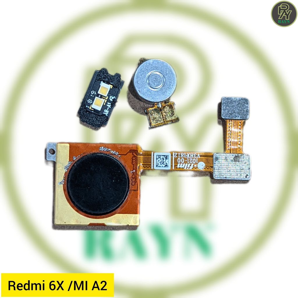 Jual fingerprint getar flash Xiaomi Redmi 6X / MI A2 hitam original ...