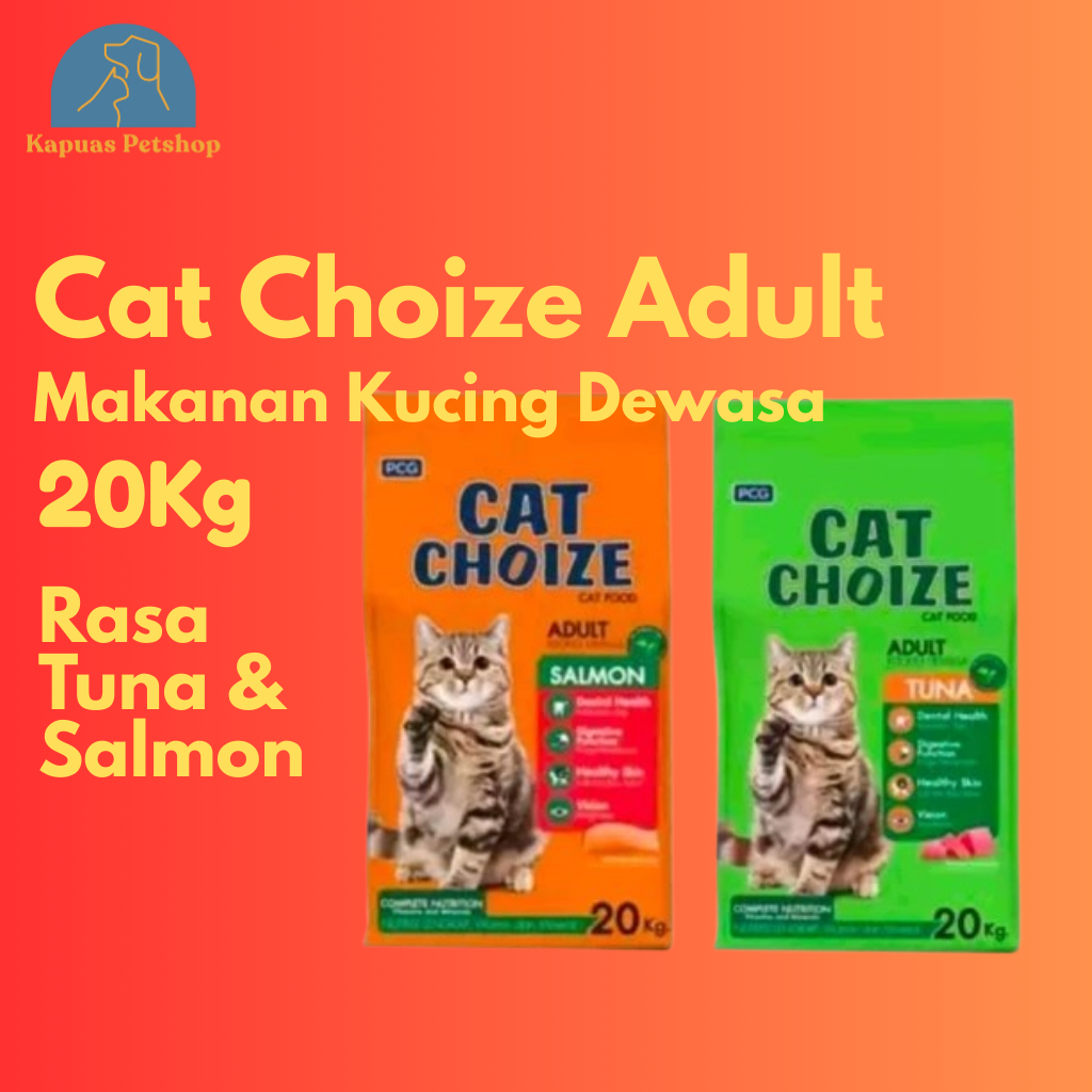 Jual Cat Choize Adult 20kg Cat Food Makanan Kucing Kering per karung ...