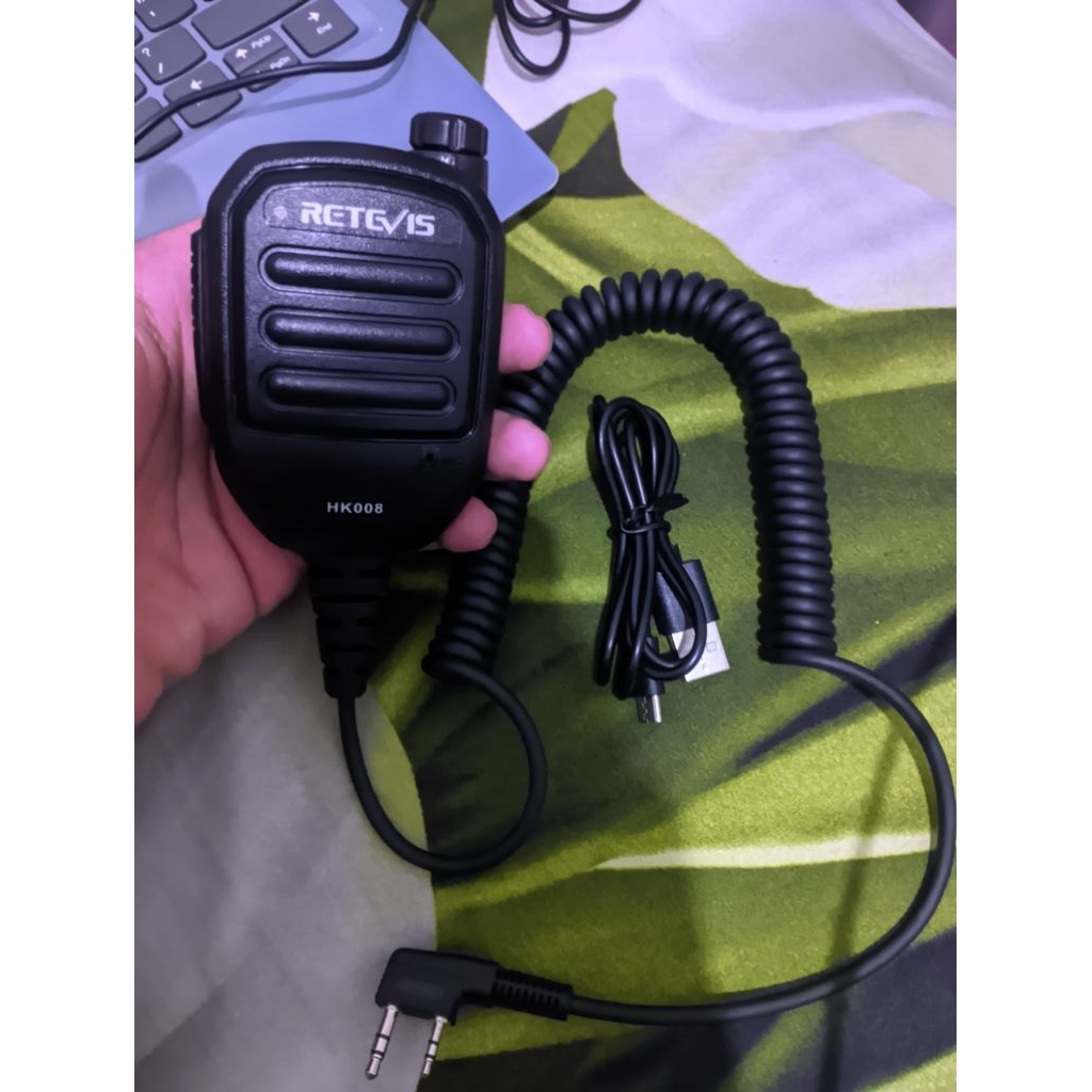Jual Extramic Retevis HK008 Walkie Talkie Handheld Speaker Microphone 2 ...