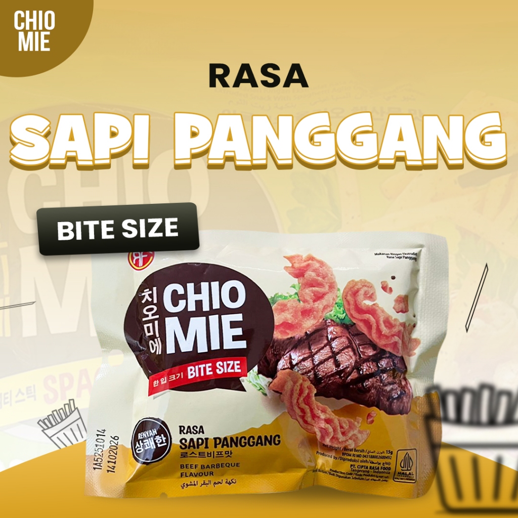 Jual Chio Mie Snack Rasa Sapi Panggang 10 Pcs Makanan Ringan | Shopee ...