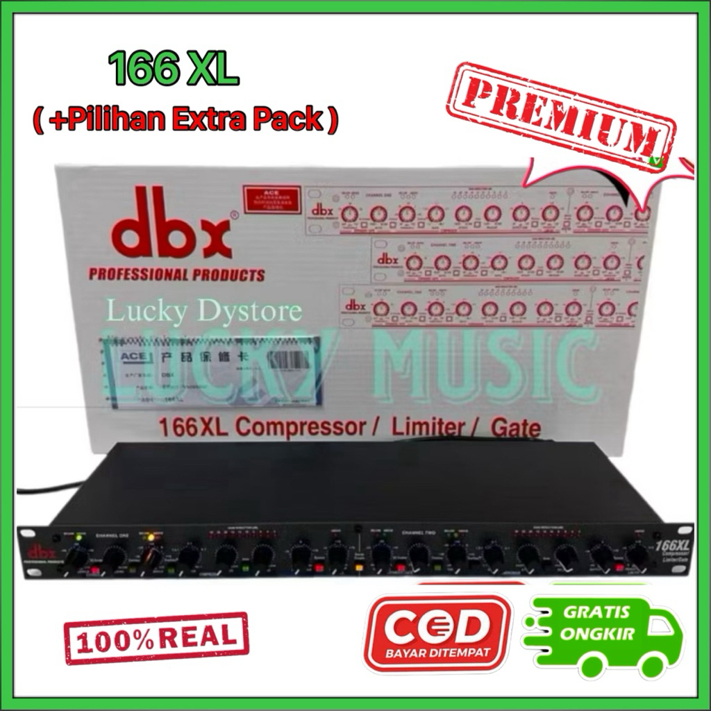Jual Compressor DBX 166 XL Grade A Limiter dbx 166 xl compresor dbx ...