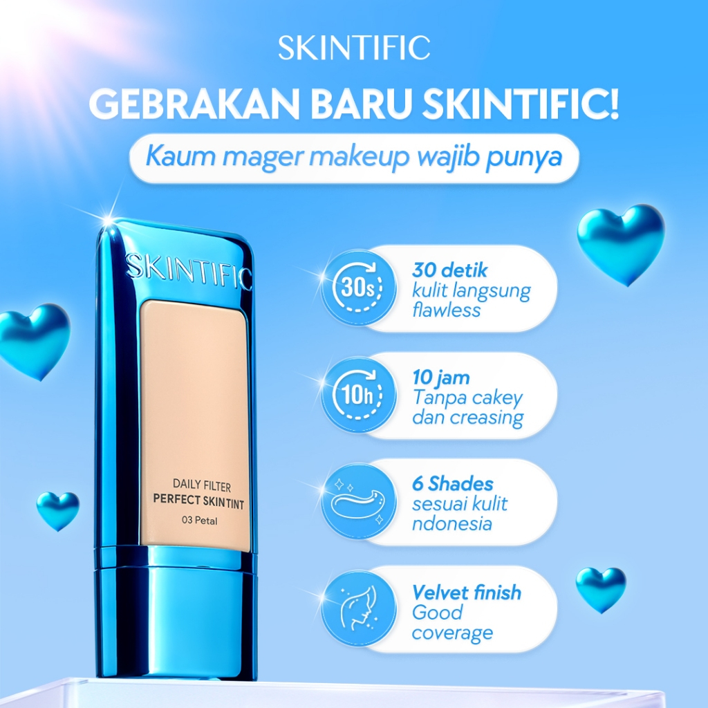 Jual SKINTIFIC Perfect Coverage Blurring Skin Tint Daily Filter Perfect ...