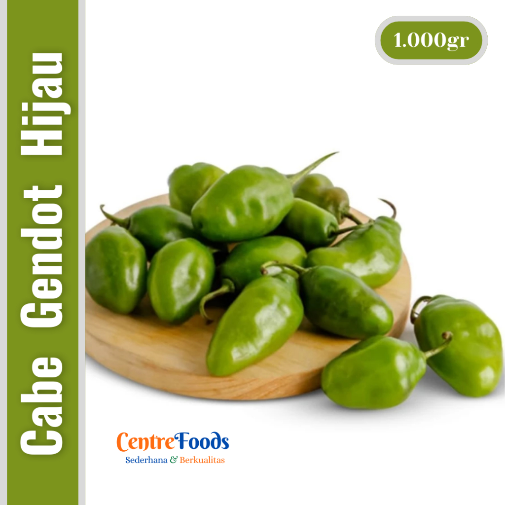 Jual Cabe Gendot Hijau Segar - Cabai Bendot Ijo Fresh | 1.000gr [ Harga ...