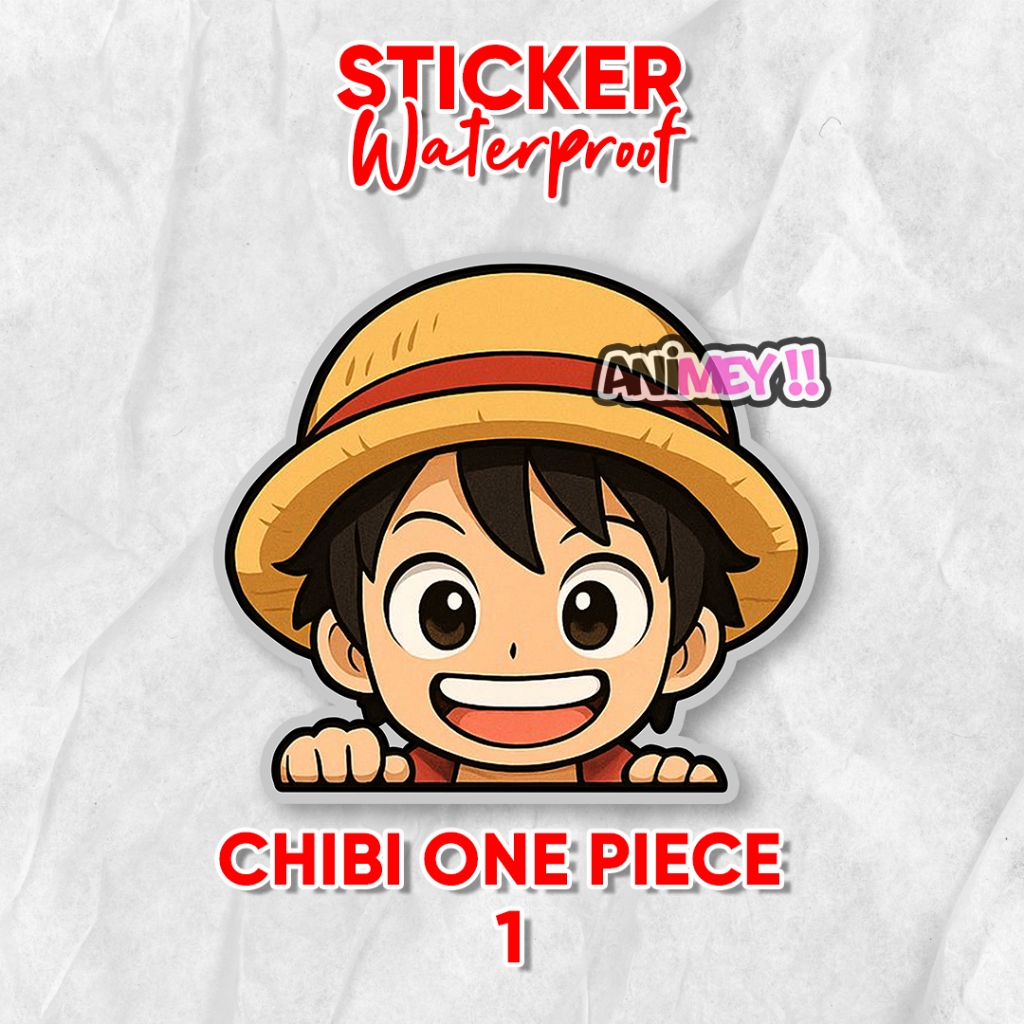 Jual Stiker Intip One Piece Chibi / Stiker Anime Waterproof | Shopee ...