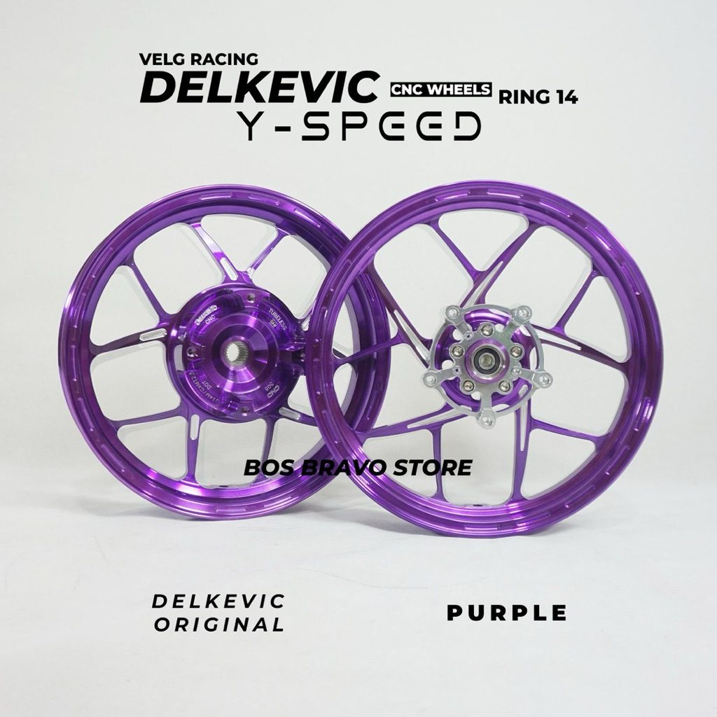 Jual Velg Delkevic Y Speed PCX 160 Abs Cbs Pelek DND Uk 185/250 Ring 14 ...