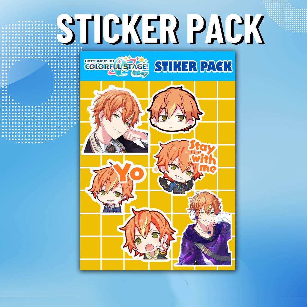 Jual Sticker Pack AKITO SHINONOME,AOYAGI TOYA,KOHANE AZUSAWA,SHIRAISHI ...