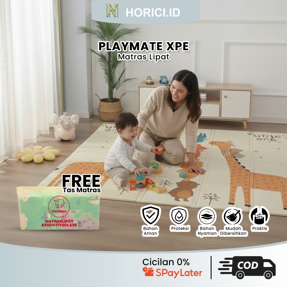 Jual Playmat Bayi Lipat Foam Matras Lipat Anak Karpet- Matras Tikar ...