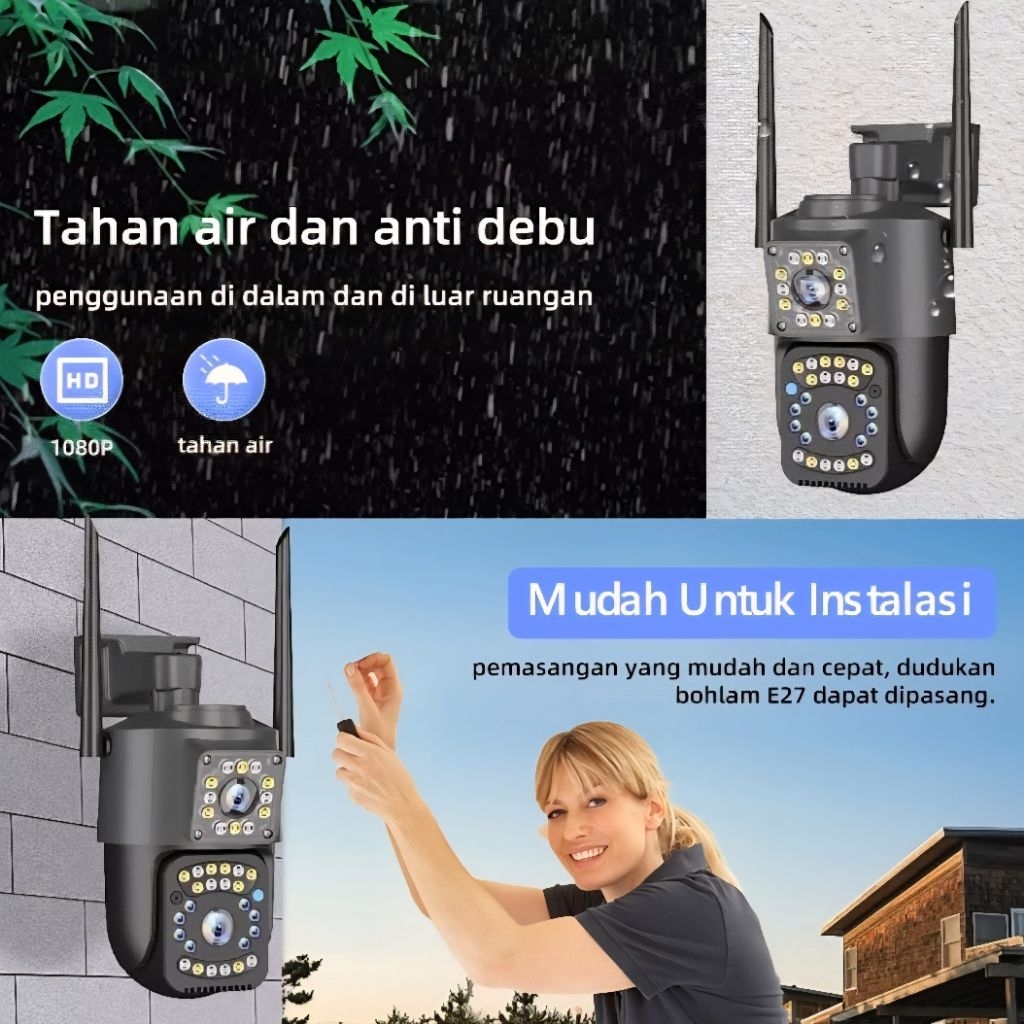 Jual CCTV Franwell V6 4G - PAKAI KARTU SIM (V380 PRO DUA KAMERA & ANTI ...