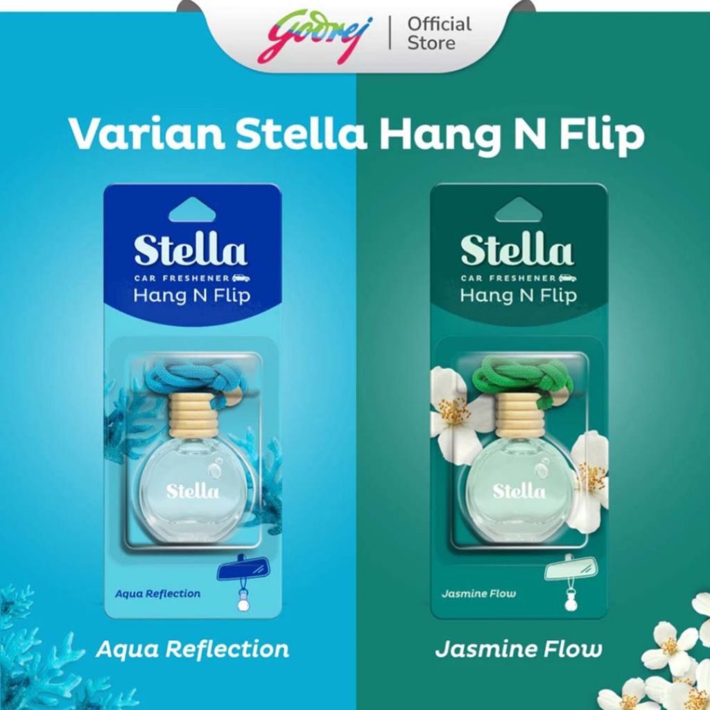 Jual Stella Hang N Flip Pengharum Mobil Jasmine Flow 9 ml | Shopee ...