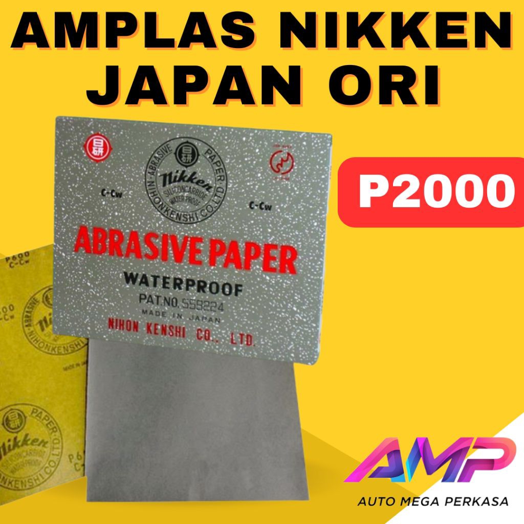 Jual AMPLAS NIKKEN GRID P 2000 ORIGINAL JAPAN | Shopee Indonesia