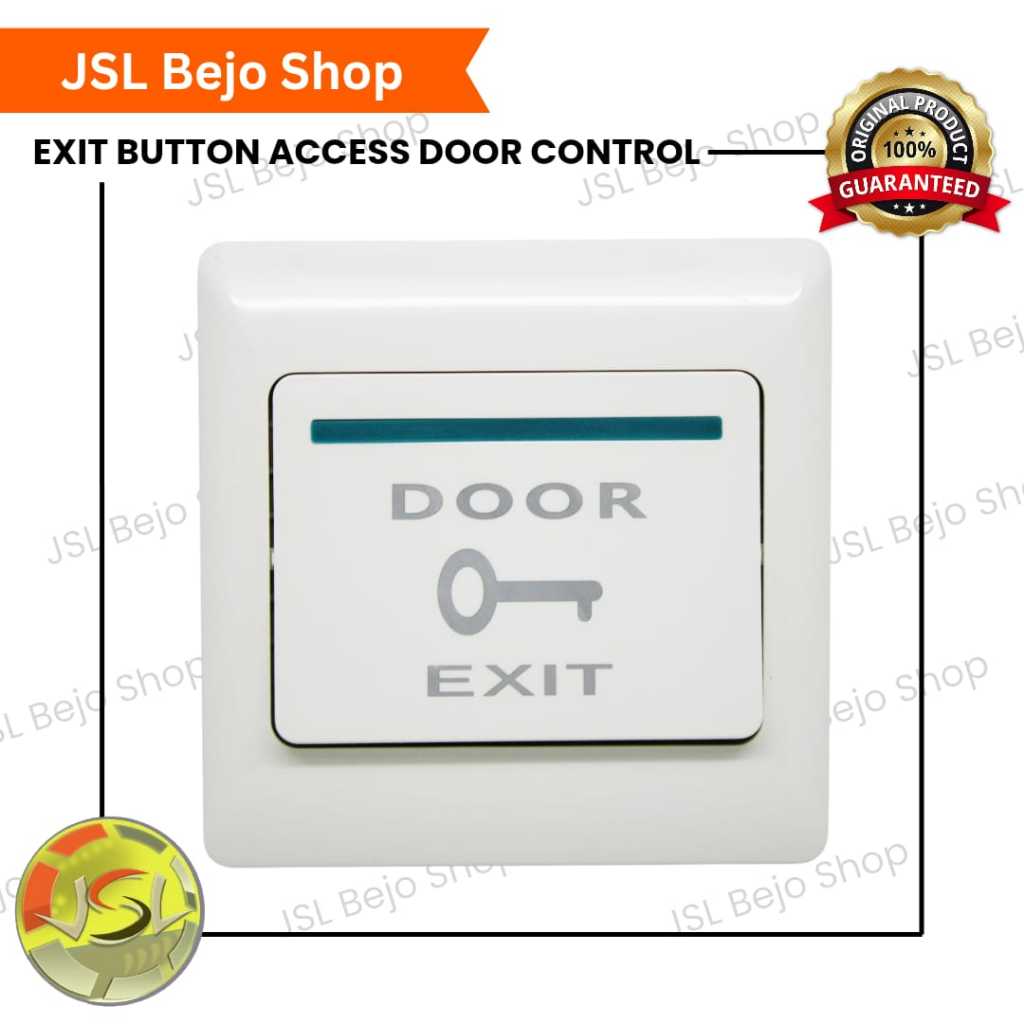 Jual Exit Button Door Exit Putih Tombol Push Button untuk Access Door ...