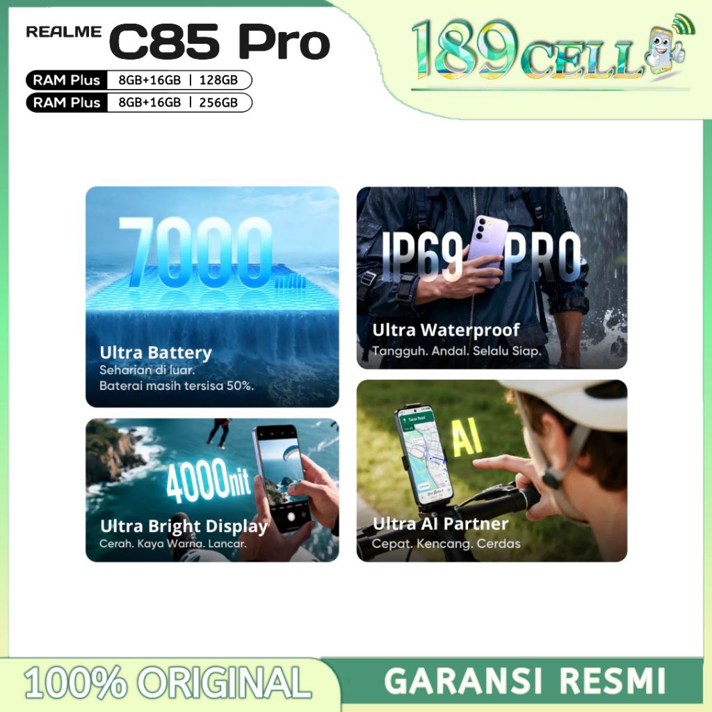 Jual REALME C85 Pro [8/128GB] [8/256GB] - 50MP Camera, Snapdragon 685 ...