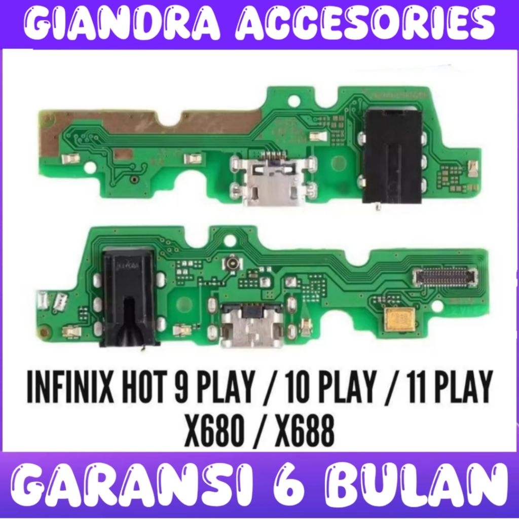 Jual Board Papan Konektor Conektor Charger Infinix Hot 9 Play / Hot 10 ...