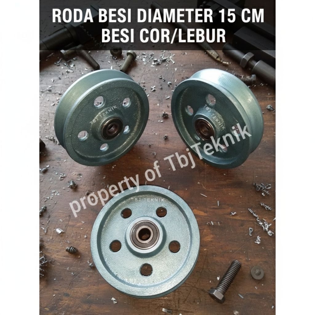 Jual roda besi 15 cm | Shopee Indonesia