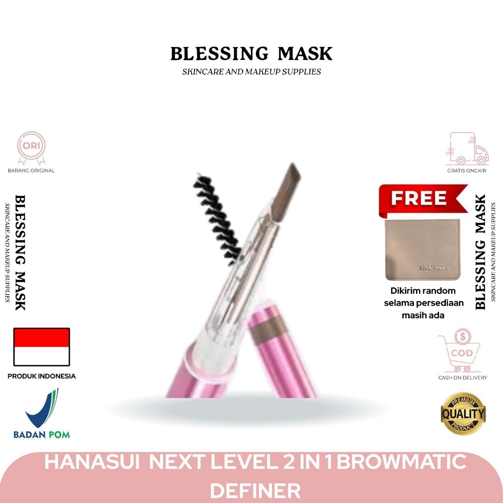 Jual Hanasui Next Level 2 in 1 Browmatic Definer - 0.06 gr, Waterproof ...
