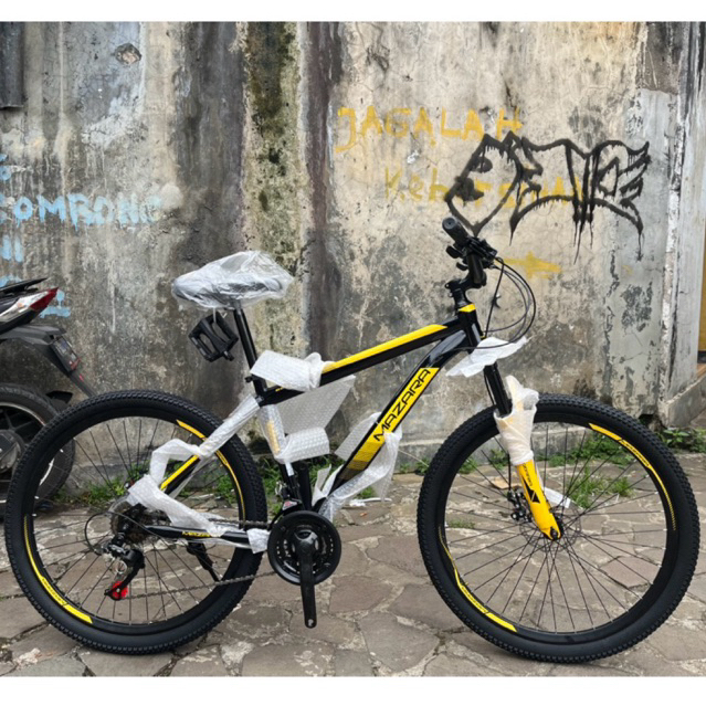 Jual Sepeda Gunung 26 Inch MTB Mazara (Rem Cakram) 3x7 Speed | Shopee ...