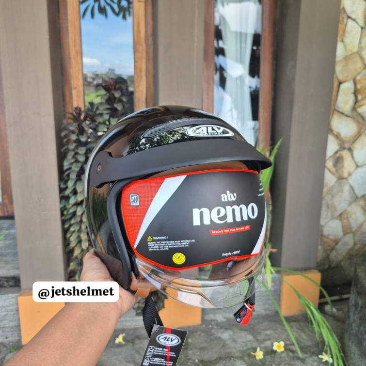 Jual Helm ALV NEMO – Helm ALV kaca dalam SNI | Inner Visor I HELM ALV ...
