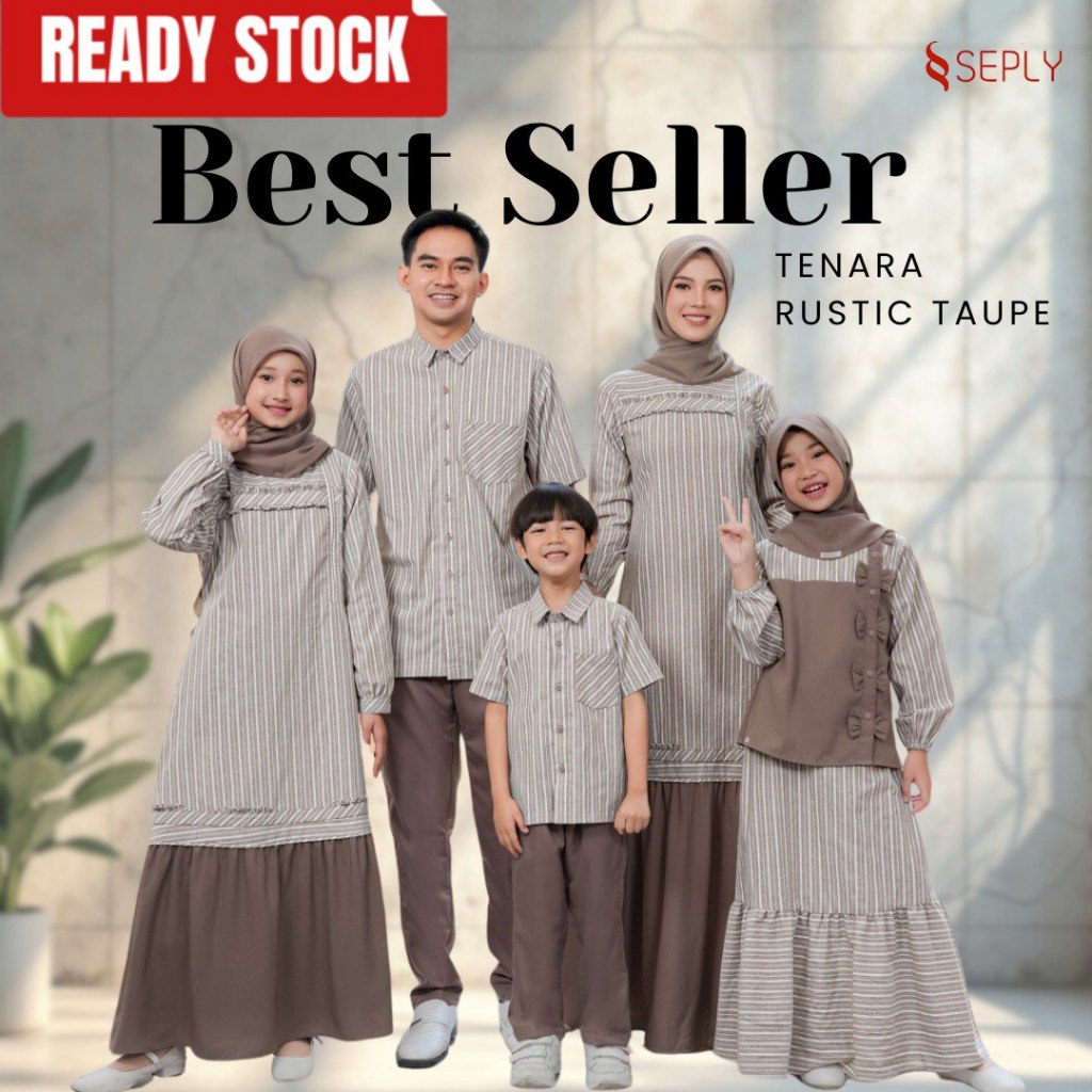 Jual NEW SARIMBIT 2026 RUSTIC TAUPE || TENARA SERIES BY SEPLY | GAMIS ...