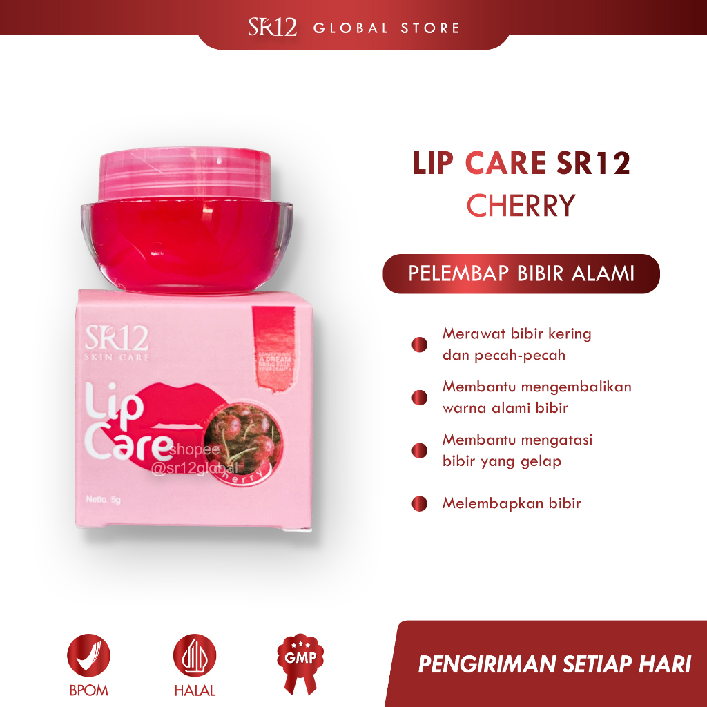 Jual SR12 - Lip Care Cherry | Shopee Indonesia