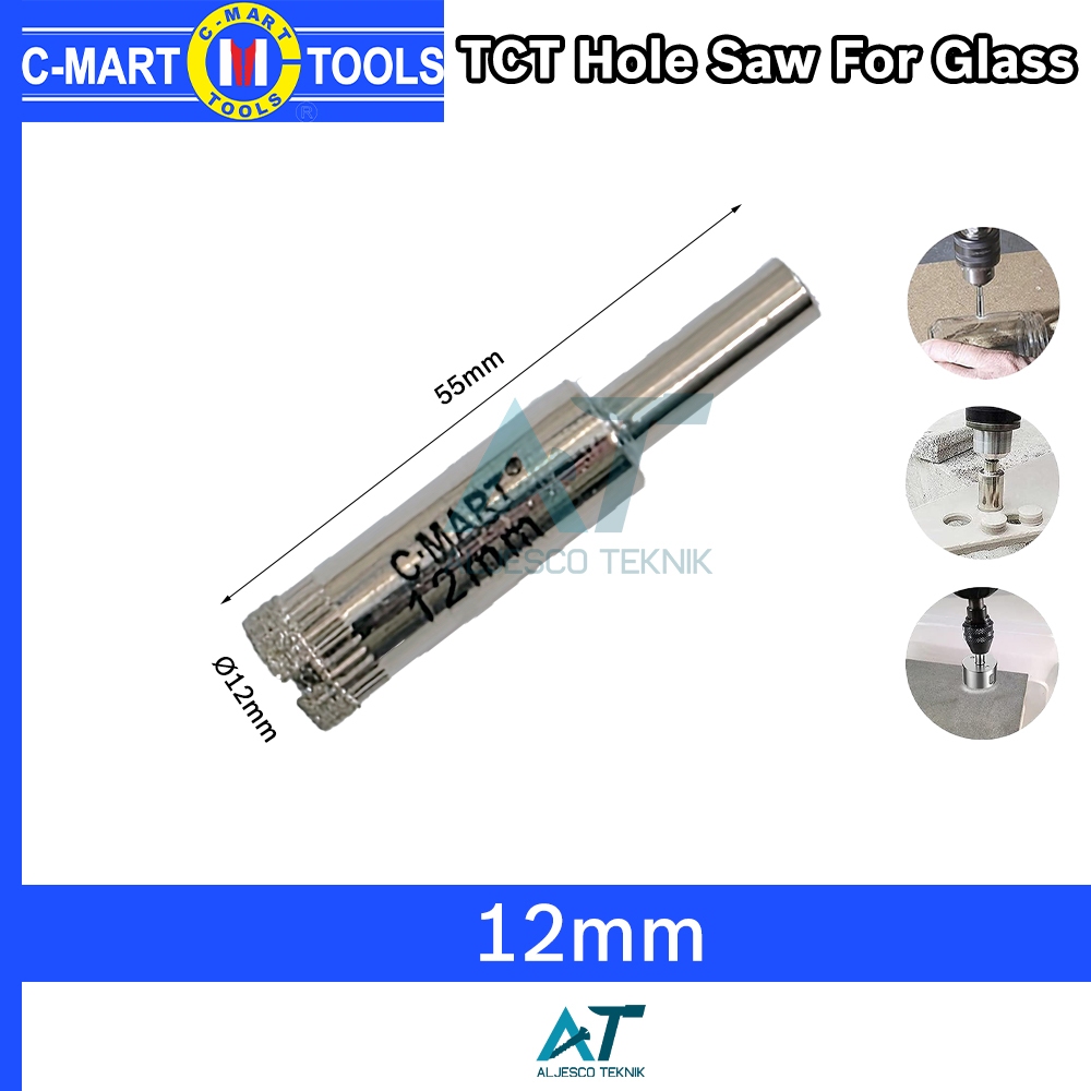 Jual C-MART MATA BOR HOLESAW 12MM 12 MM KACA - GRANIT - MARMER | Shopee ...