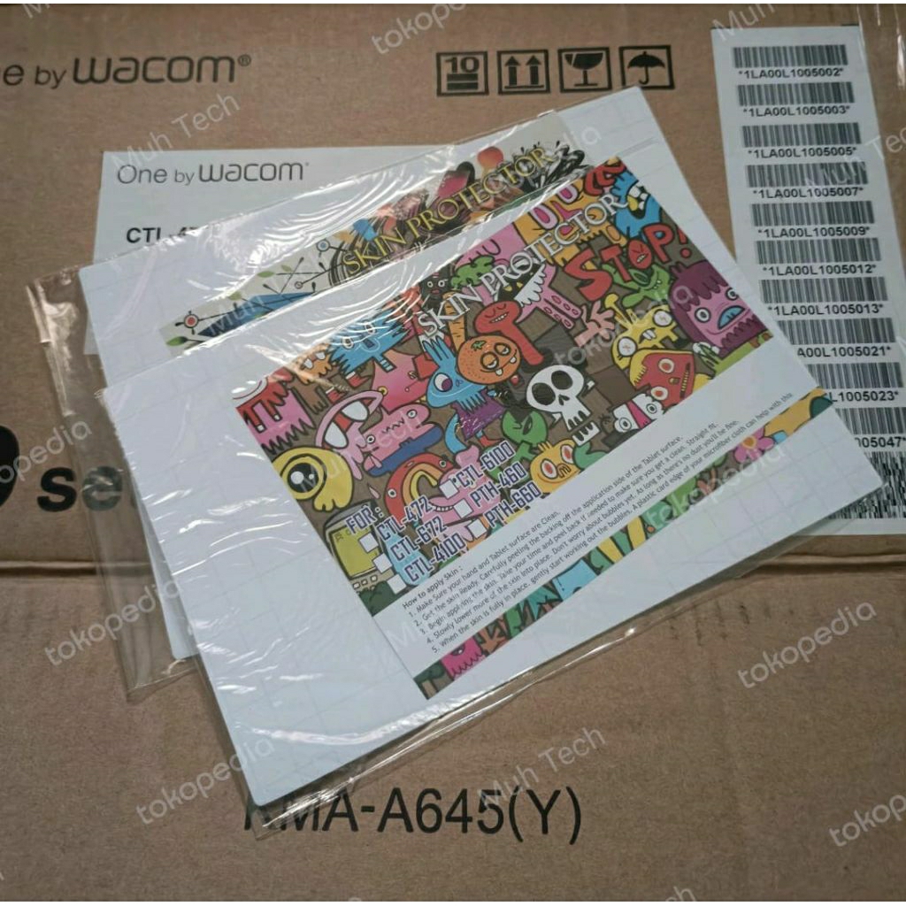 Jual antigorea anti gores untuk pentab semua merk huion CtL one RTS300 ...