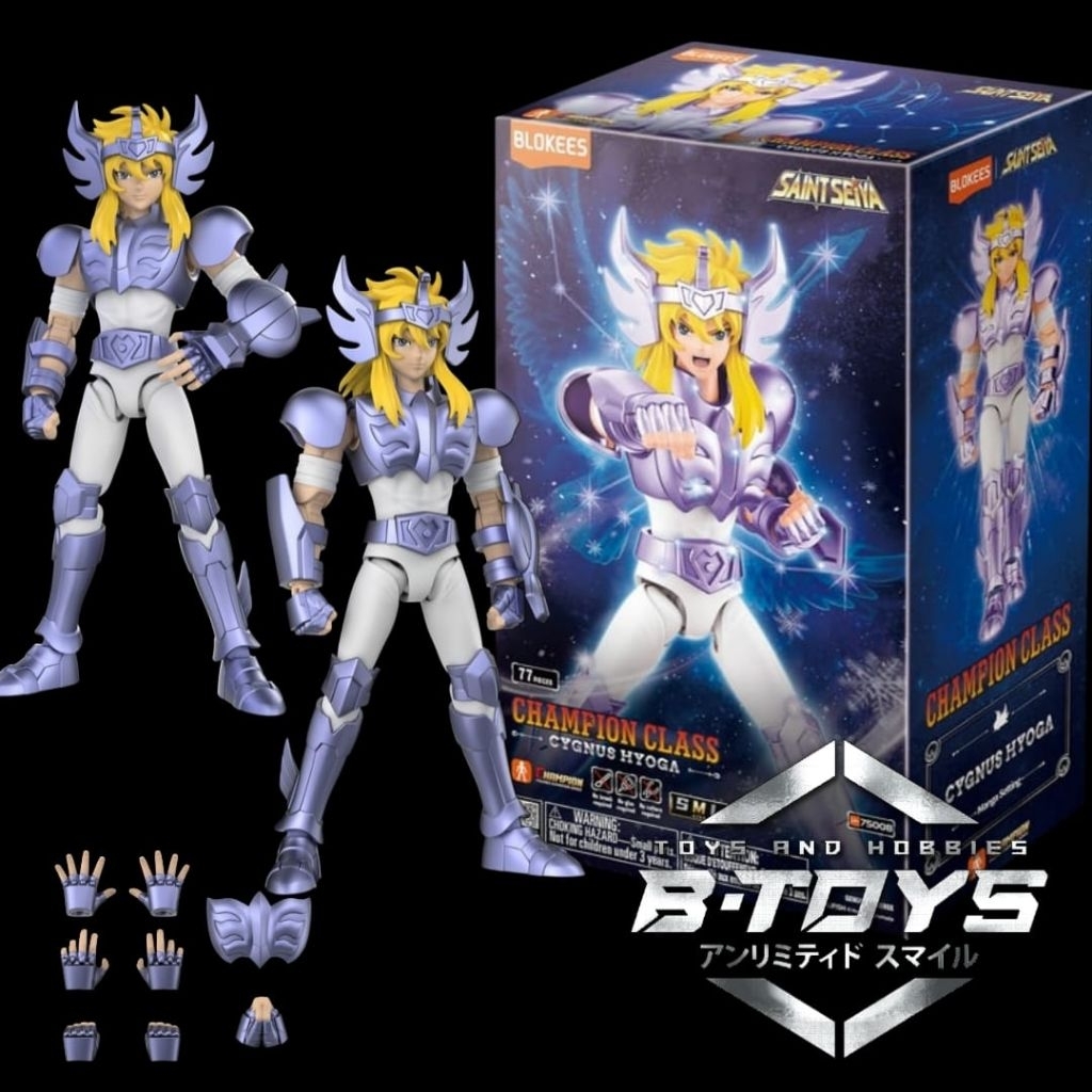 Jual Blokees Saint Seiya Champion Class CC07 Cygnus Hyoga model kit ...