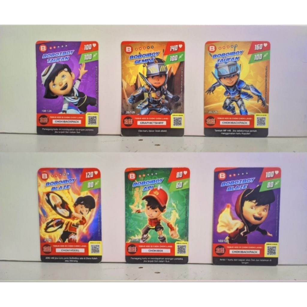 Jual Kartu Boboiboy Monsta Galaxy Card by Choki Choki Full Boboiboy ...