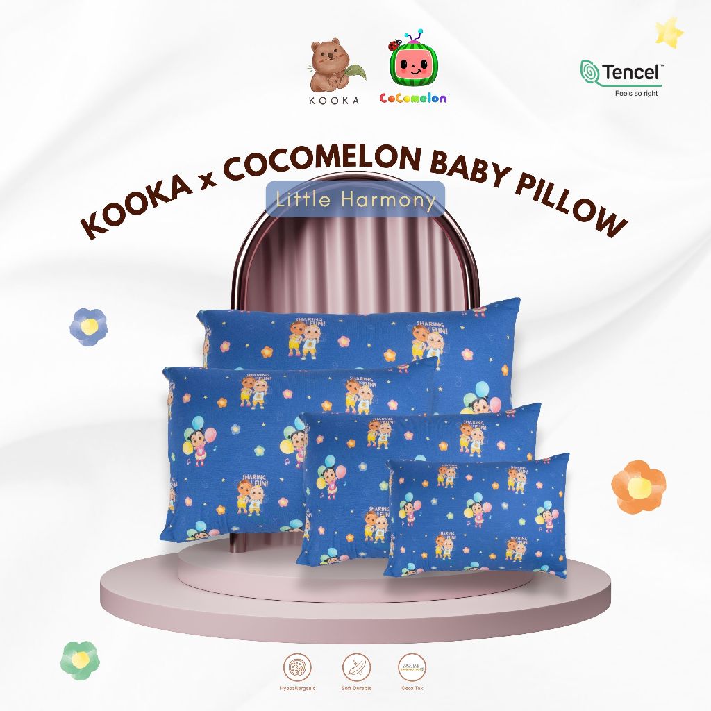 Jual Kooka X Cocomelon Pillow CASE ( CASE ONLY) Tencel Ukuran Large ...