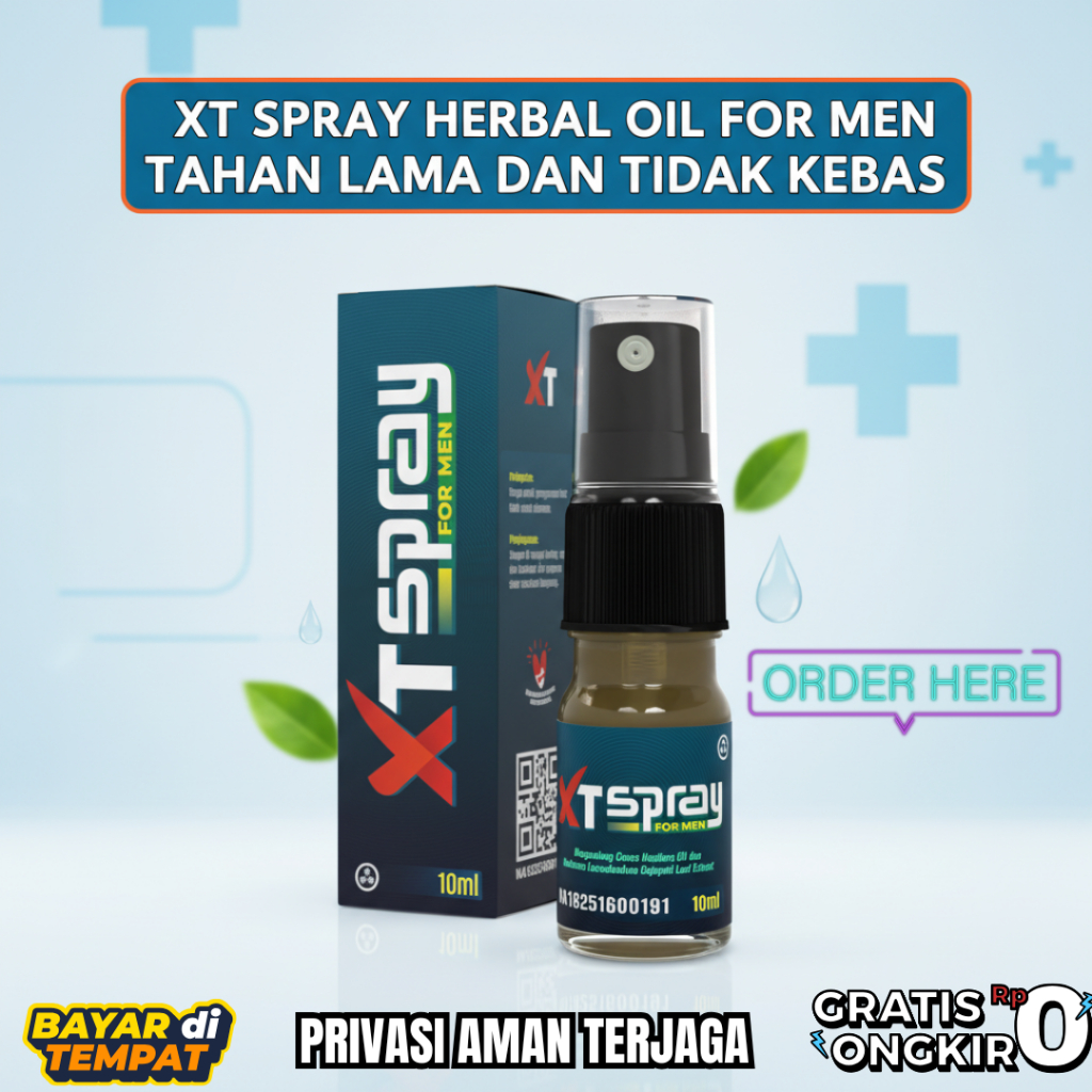 Jual XT Spray Herbal Oil Minyak Pijat Obat Untuk Peria Tahan Lama ...